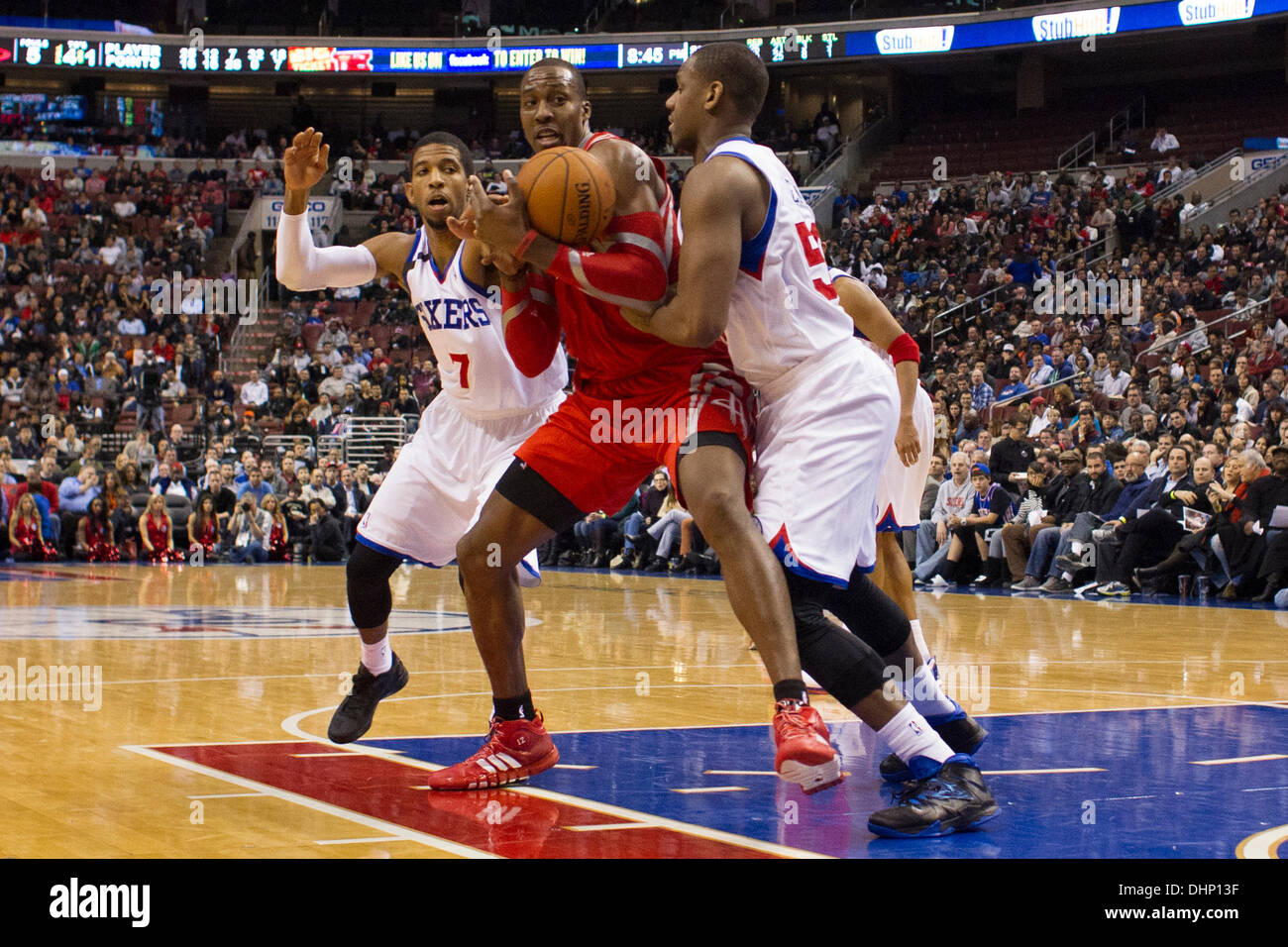November 13, 2013: Houston Rockets power forward Dwight Howard (12) in ...