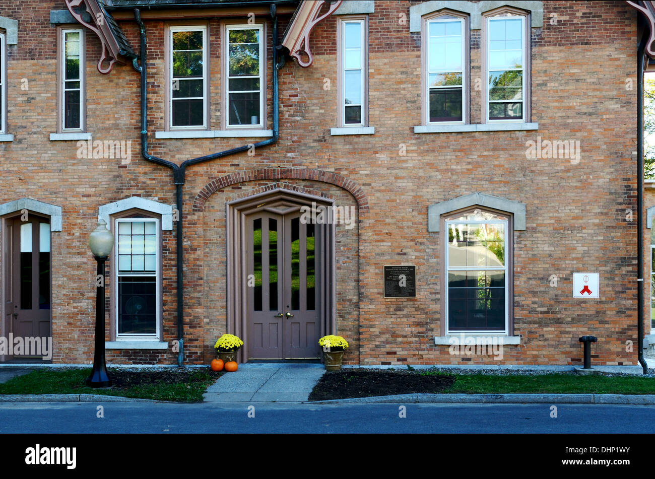 Building on Wells College Stock Photo - Alamy