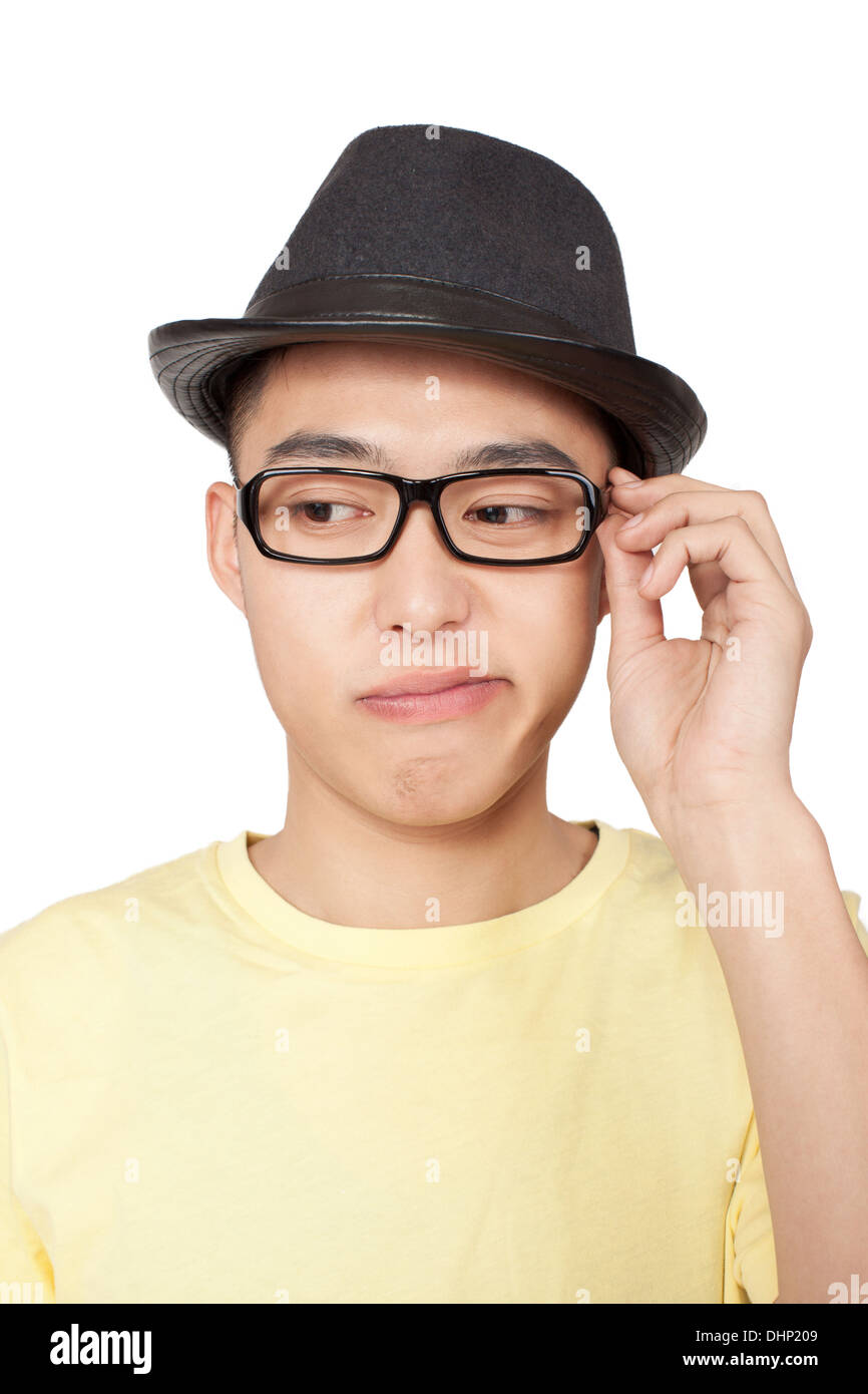 Chinese man wearing spectacles hi-res stock photography and images - Alamy
