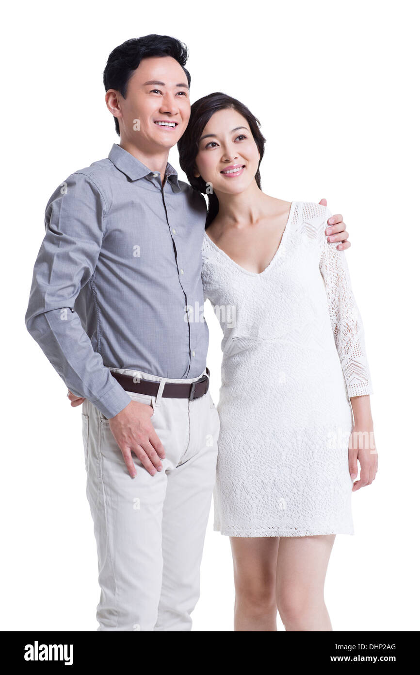 Portrait of sweet couple Stock Photo - Alamy