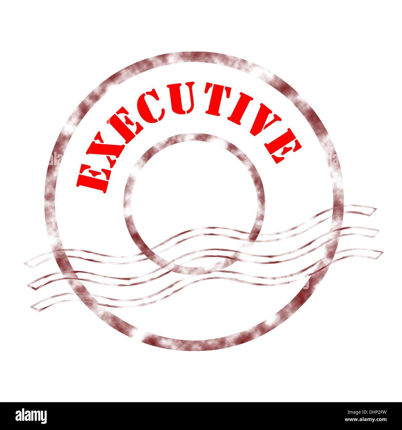 Sign executive stamp labeled in red color Stock Photo - Alamy