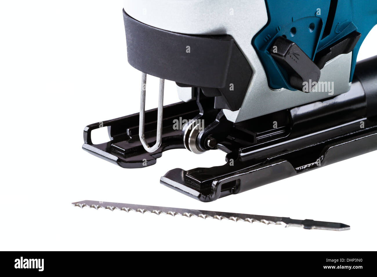 electrical jig saw isolated on a white background Stock Photo - Alamy