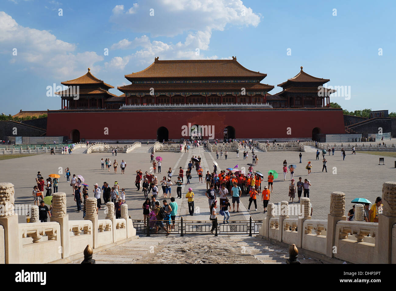 Tourists at The Forbidden City, Beijing, China Stock Photo - Alamy