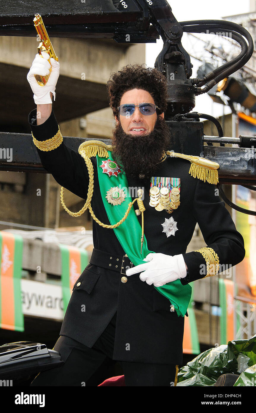 Sacha Baron Cohen dressed as Admiral General Aladeen World premiere of ...