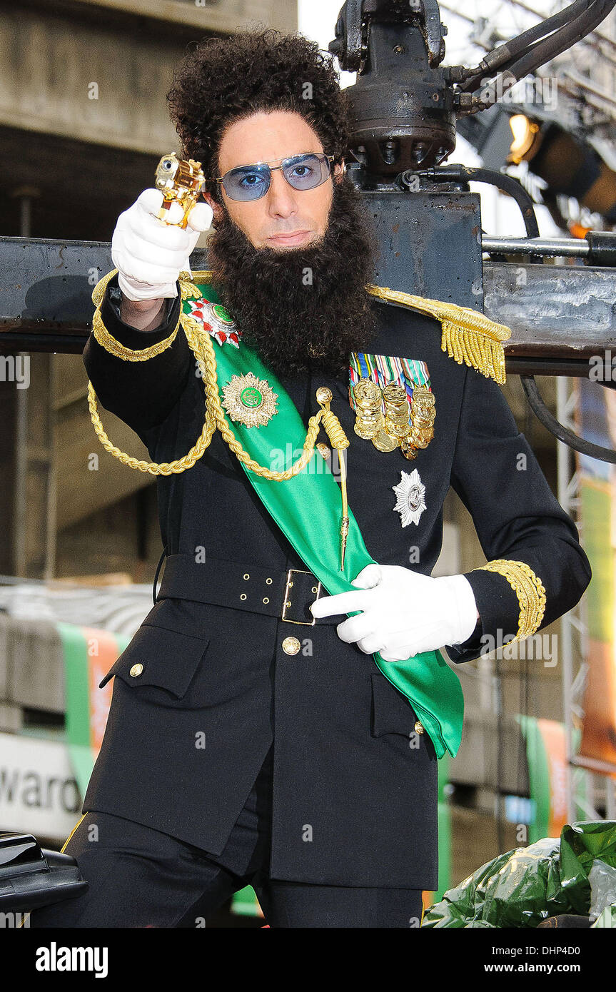 Sacha Baron Cohen dressed as Admiral General Aladeen World premiere of ...