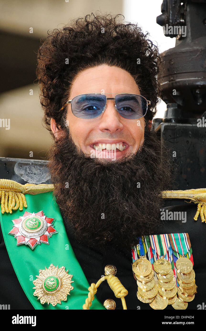 Sacha Baron Cohen dressed as Admiral General Aladeen World premiere of ...