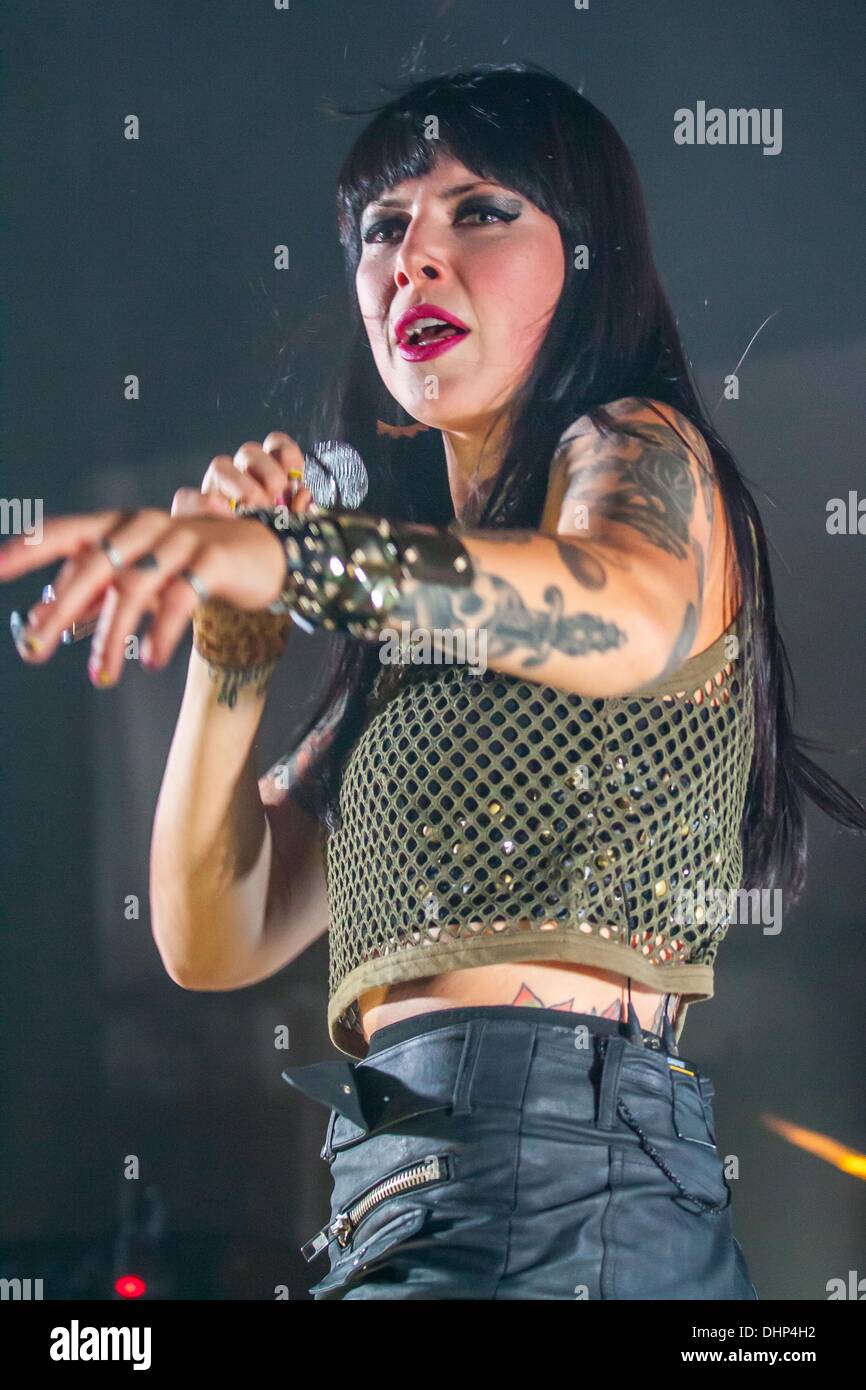 Detroit, Michigan, USA. 12th Oct, 2013. Singer ALEXIS KRAUSS of 'Sleigh ...