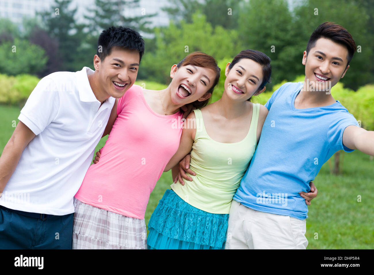 Arm around each other hi-res stock photography and images - Alamy