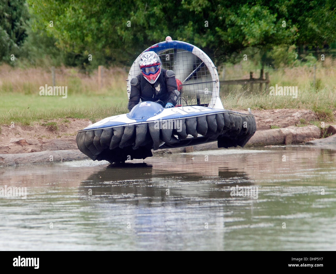 British Hovercraft Racing Championship crash race sport Claydon House ...