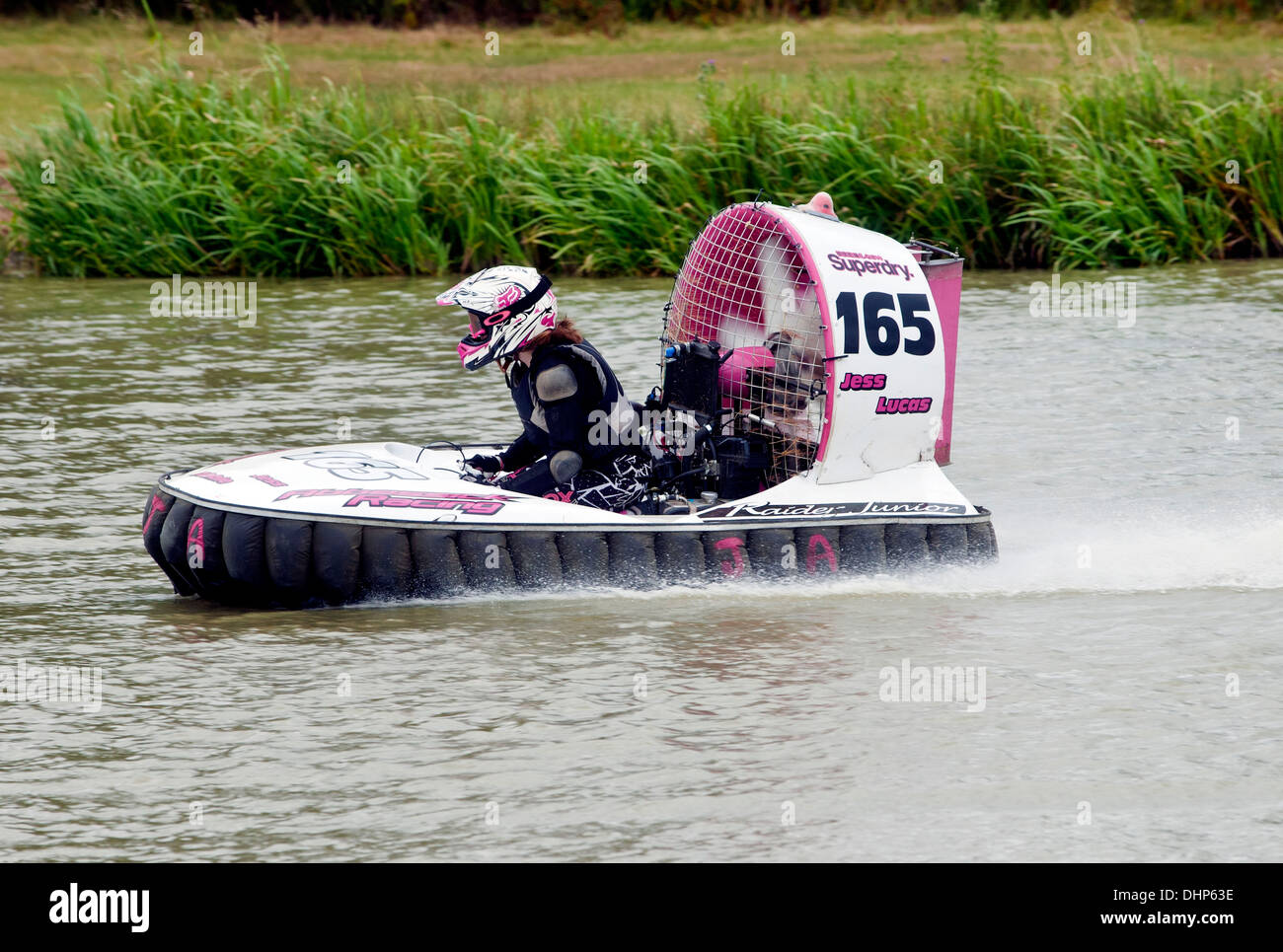 British Hovercraft Racing Championship crash race sport Claydon House ...
