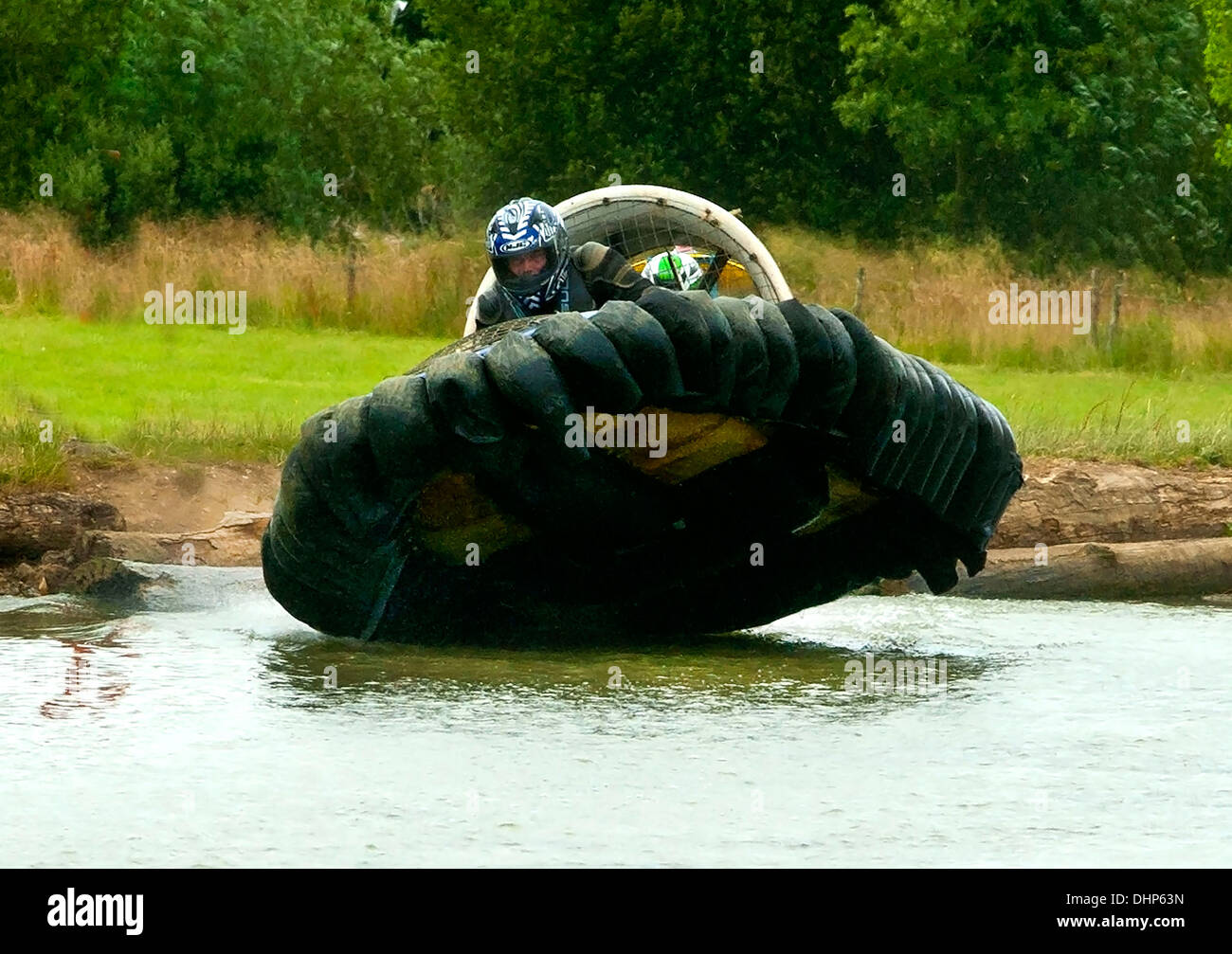 British Hovercraft Racing Championship crash race sport Claydon House ...