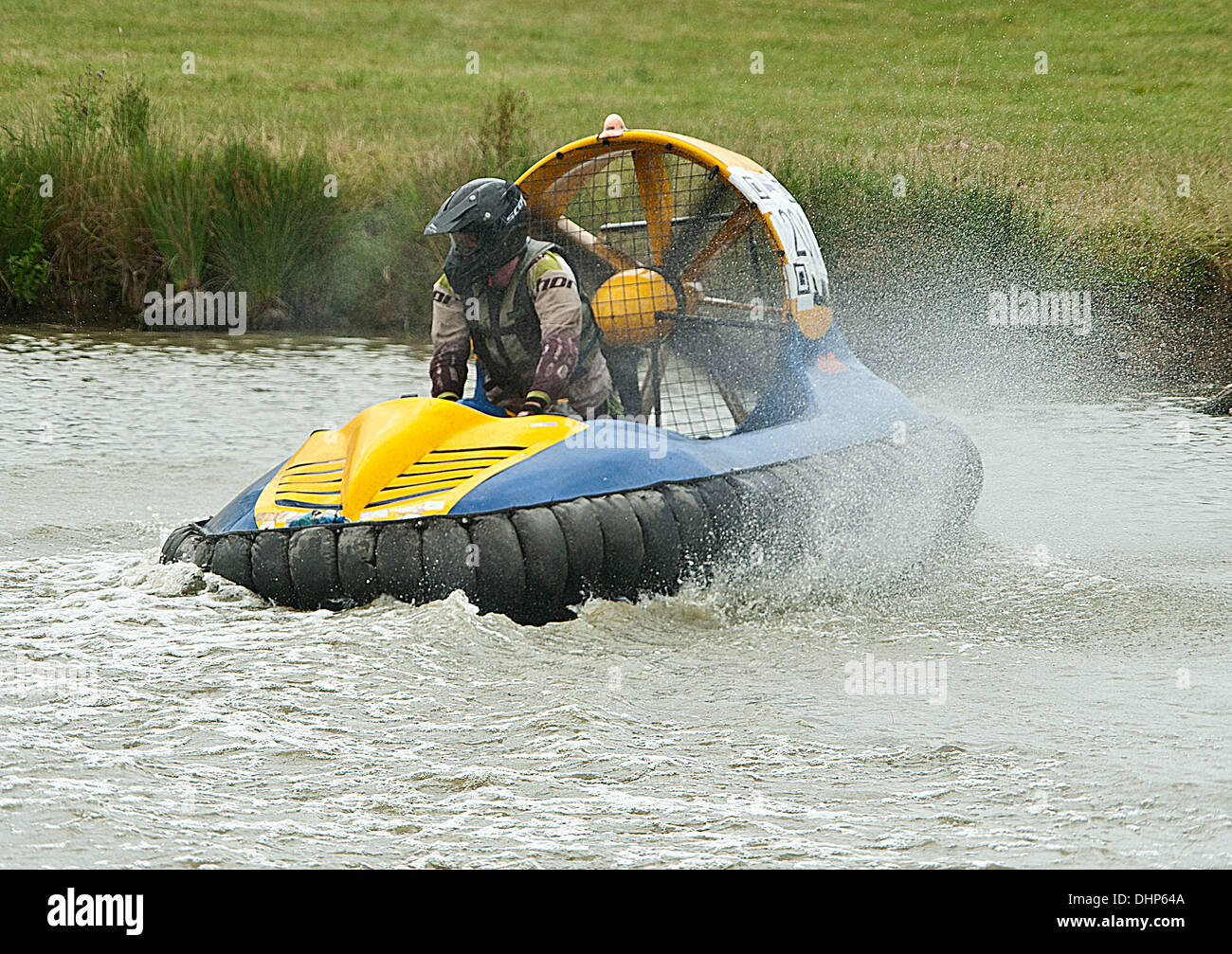 British Hovercraft Racing Championship crash race sport Claydon House ...