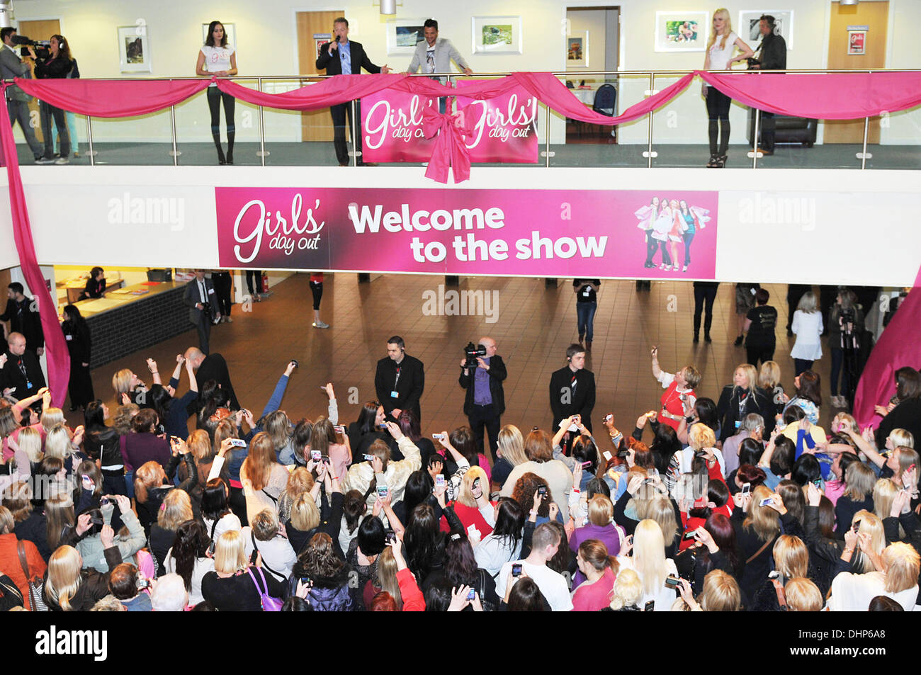 Peter Andre opens 'Girls Day Out' at the Royal Highland Showground in ...