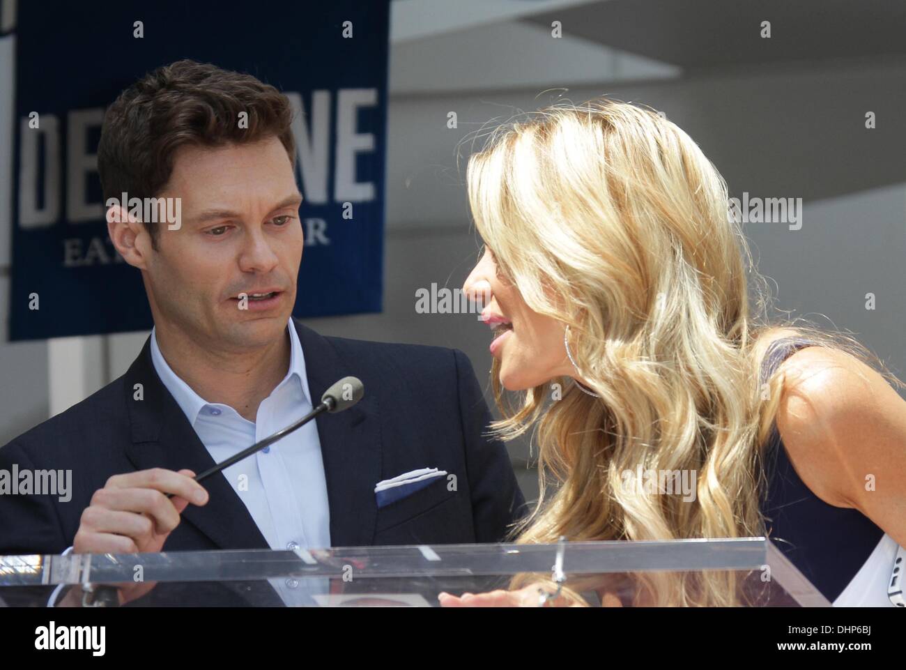 Ellen K, Ryan Seacrest Radio personality Ellen K with a Star on The ...