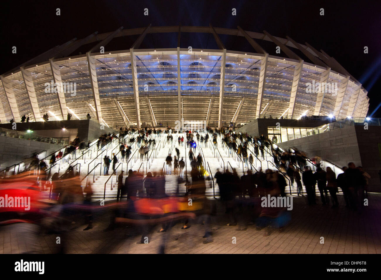 Grand opening (after reconstuction) of Olympiisky Republican Stadium ...