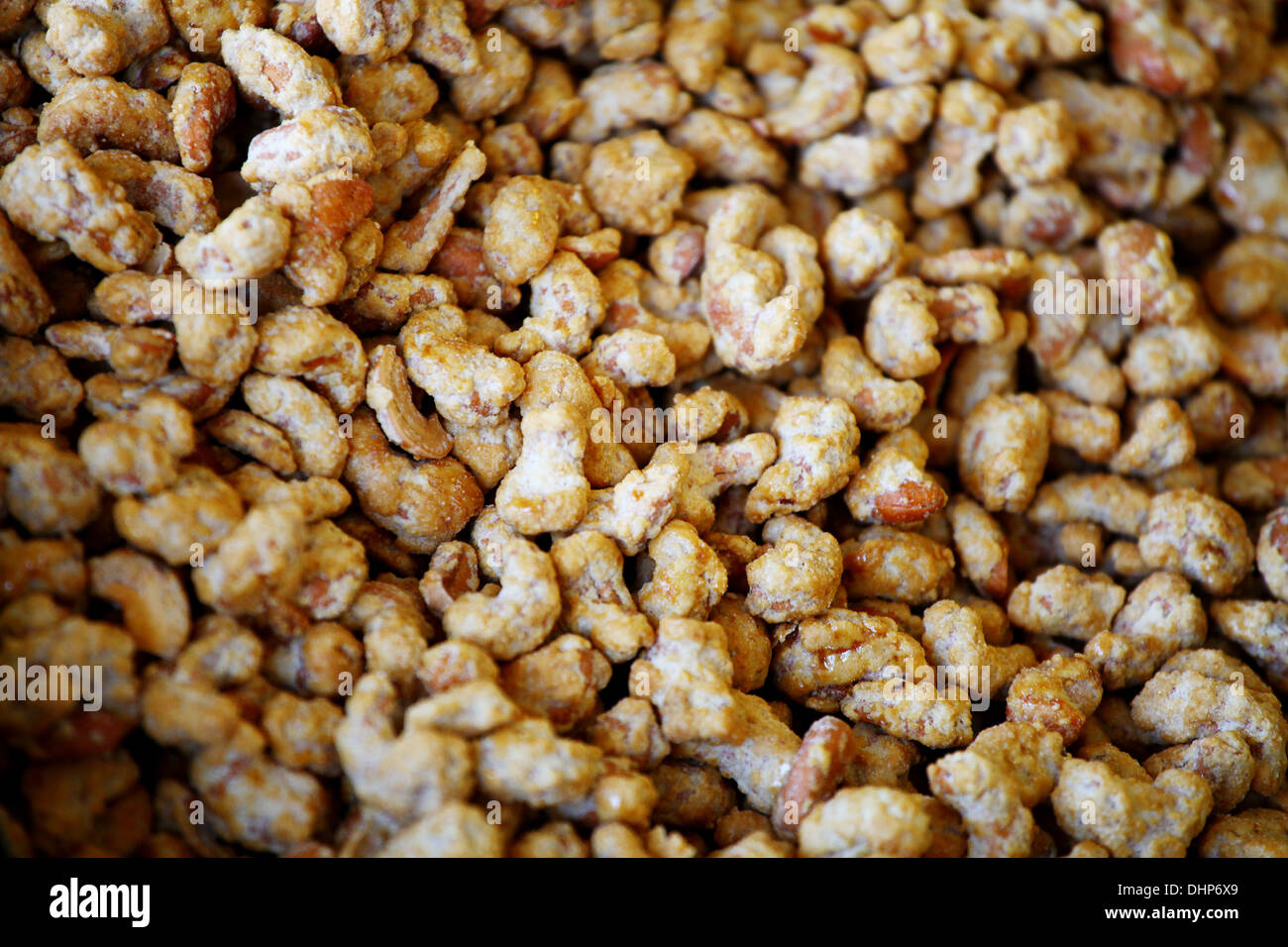 Nuts texture background Stock Photo - Alamy