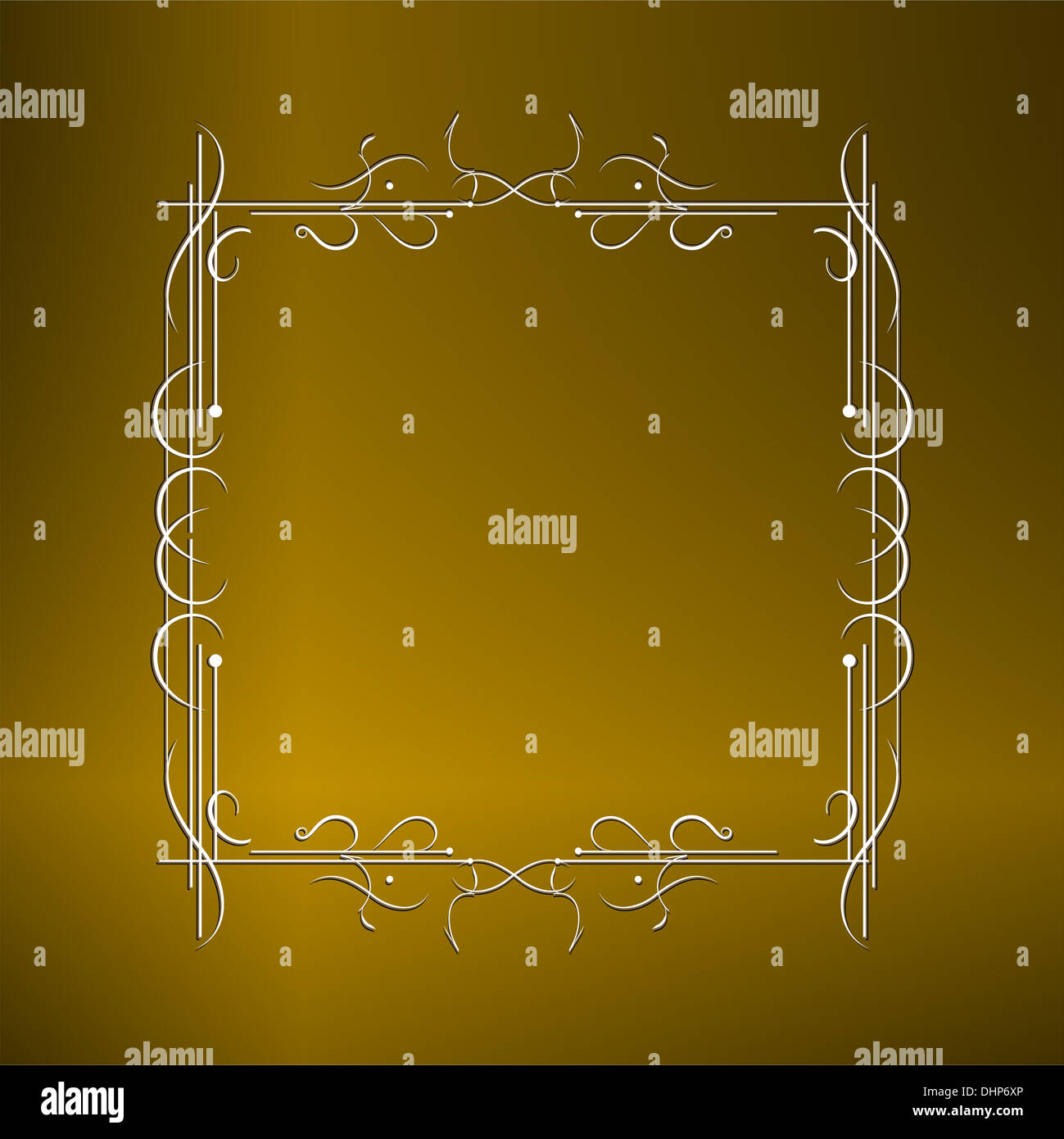 Golden border for wedding invitation hi-res stock photography and ...