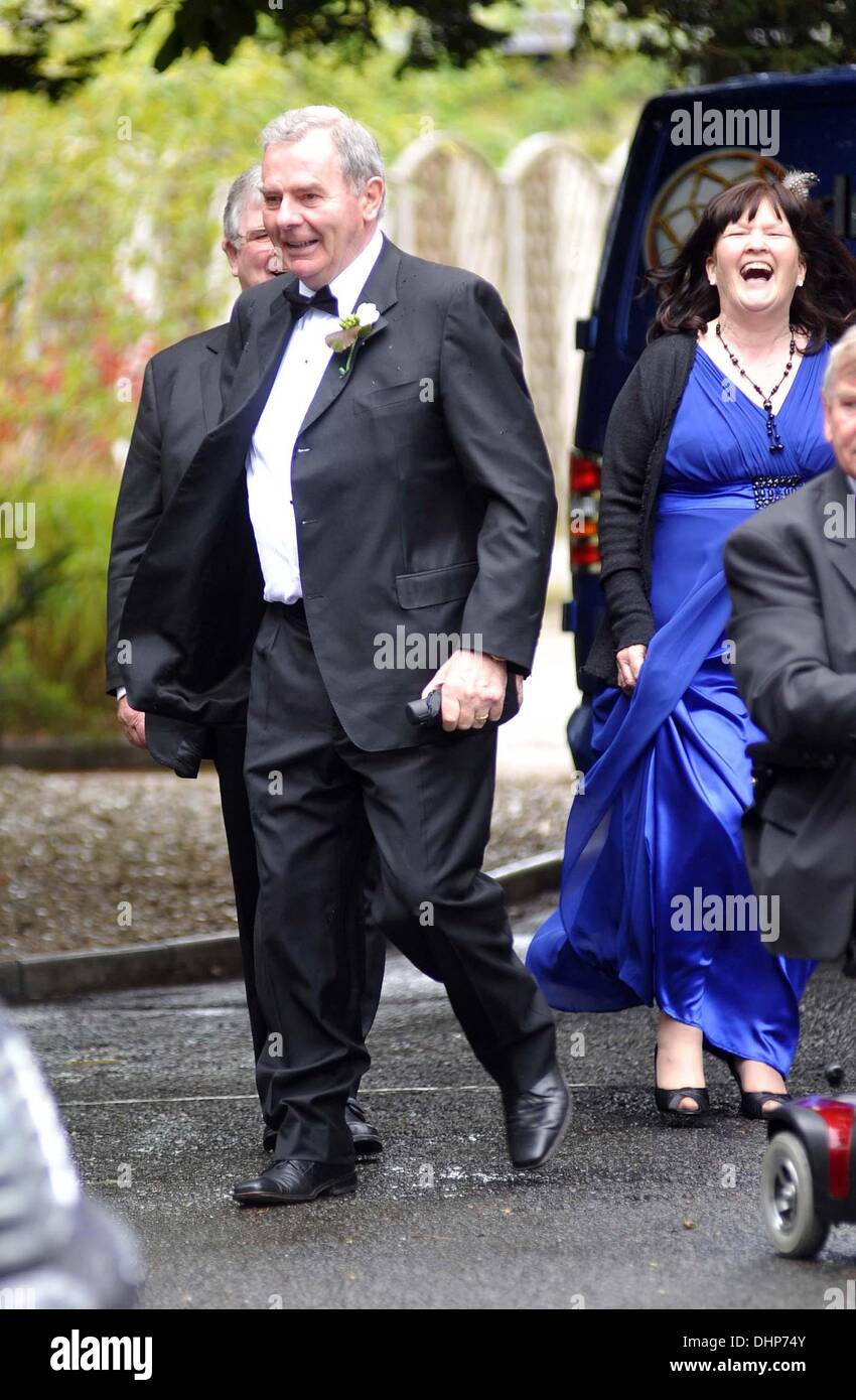 Sean Quinn attends the wedding of his son Sean Quinn Jr and fiancee ...