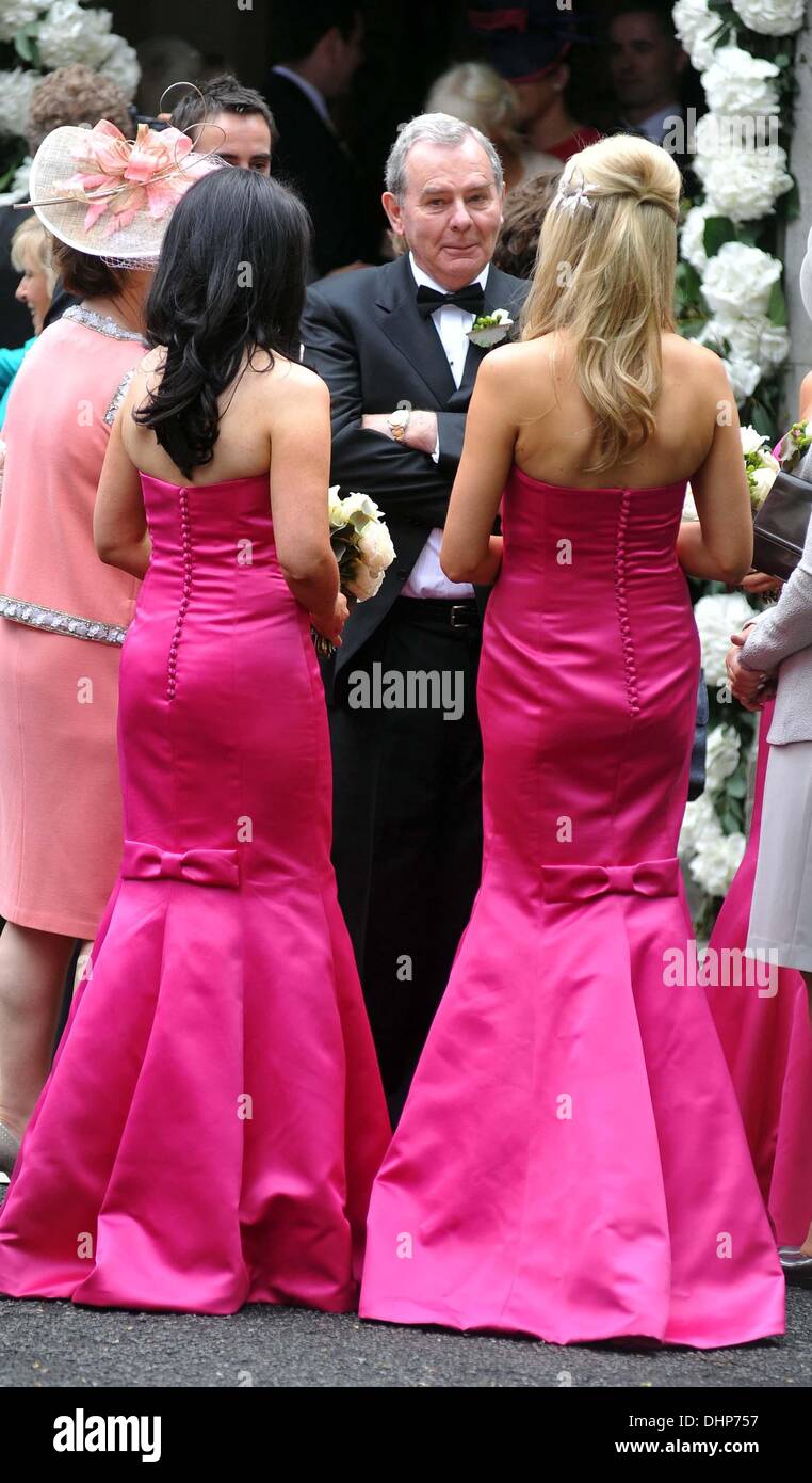 Sean Quinn attends the wedding of his son Sean Quinn Jr and fiancee ...