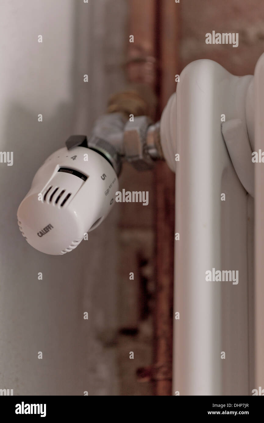 knob valve of a radiator Stock Photo - Alamy