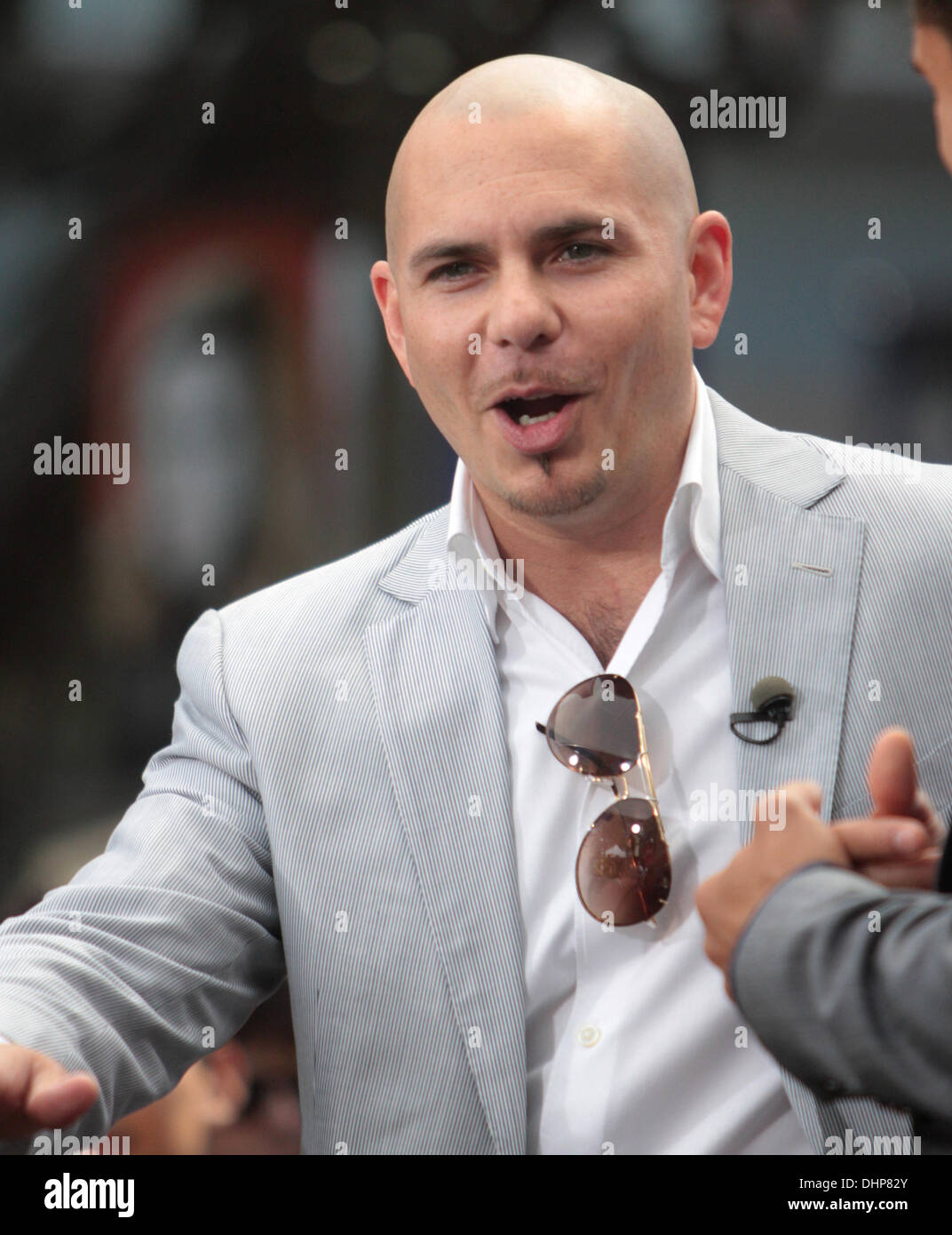 Pitbull The Singer Smiling
