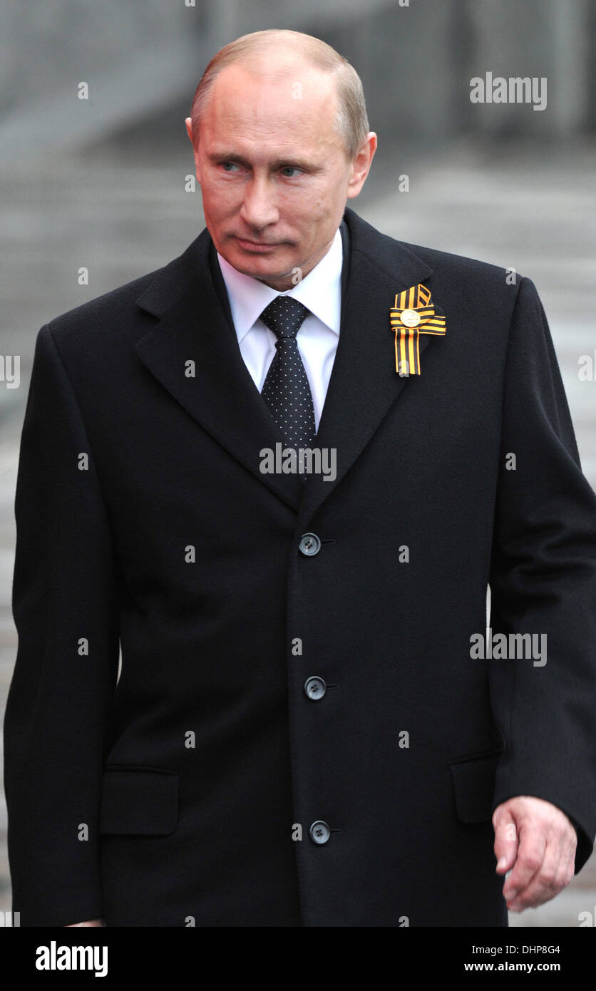 Russia's President Vladimir Putin attends the Victory Day military ...