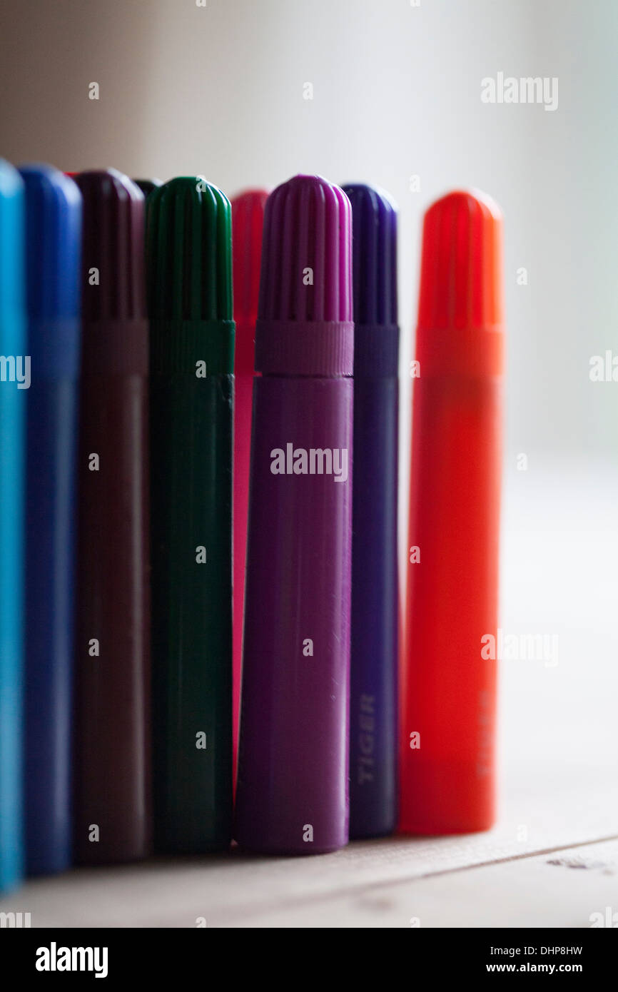 Marking pens hi-res stock photography and images - Alamy