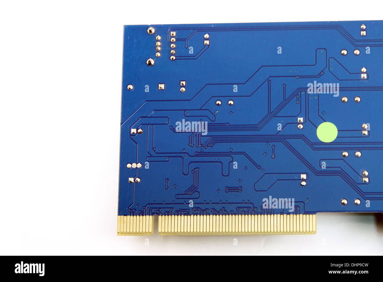 Closeup the Picture Blue USB Card Computer equipment circuit board ...