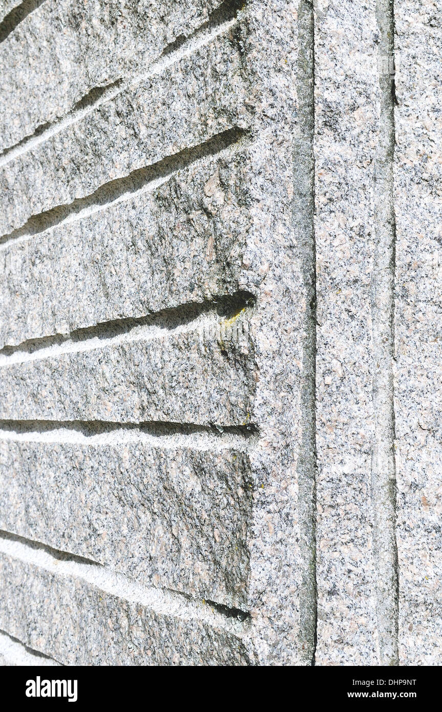 Granite with traces of degradation Stock Photo - Alamy