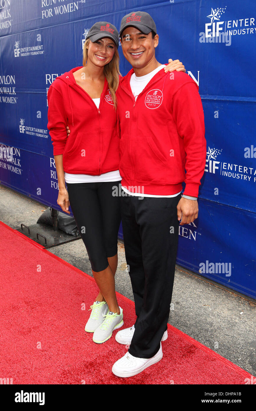 Stacy Keibler and Karina Smirnoff 19th Annual EIF Revlon Run Walk for ...
