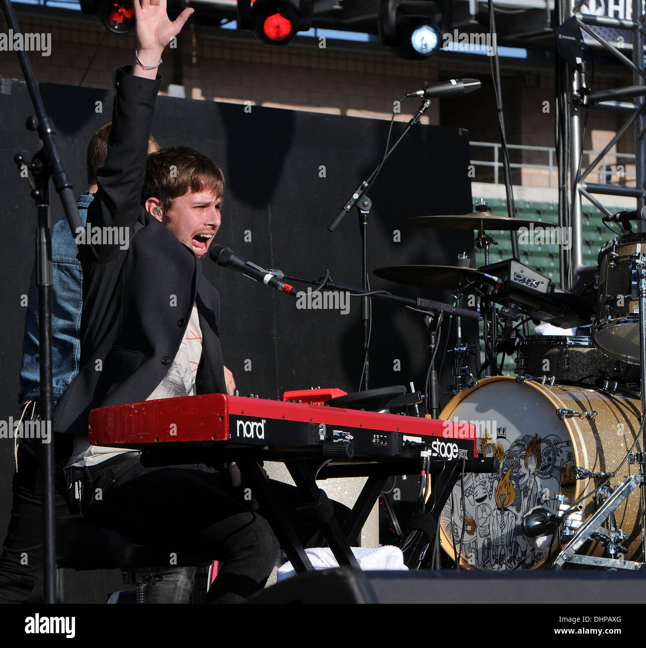 Mark foster of foster the people band hi-res stock photography and ...