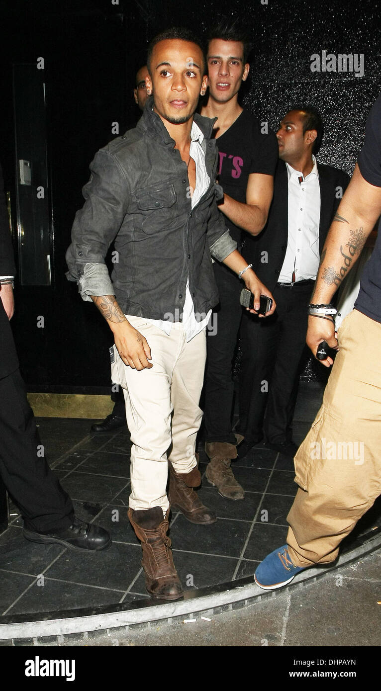 Aston Merrygold Celebrities leave The Rose Club London, England - 12.05 ...