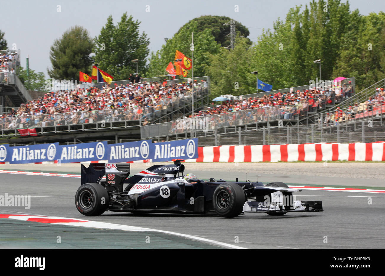 Pastor Maldonado Formula One 2012 season - F1 Spanish Grand Prix - held ...