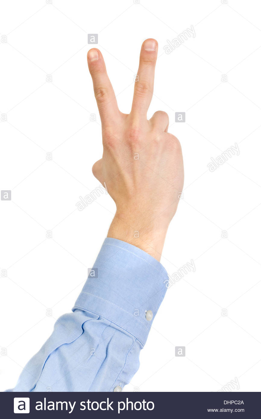 Two Fingers High Resolution Stock Photography and Images - Alamy