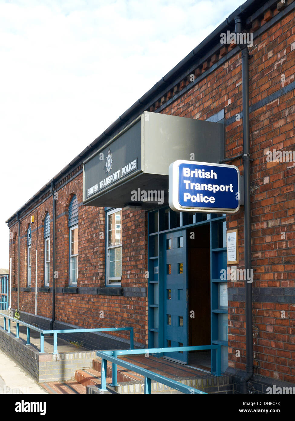 British Transport Police office in Crewe Cheshire UK Stock Photo - Alamy