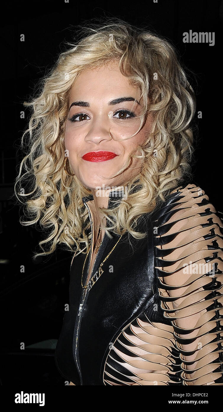 Rita Ora arrives at Whiskey Mist to celebrate her debut single 'R.I.P ...