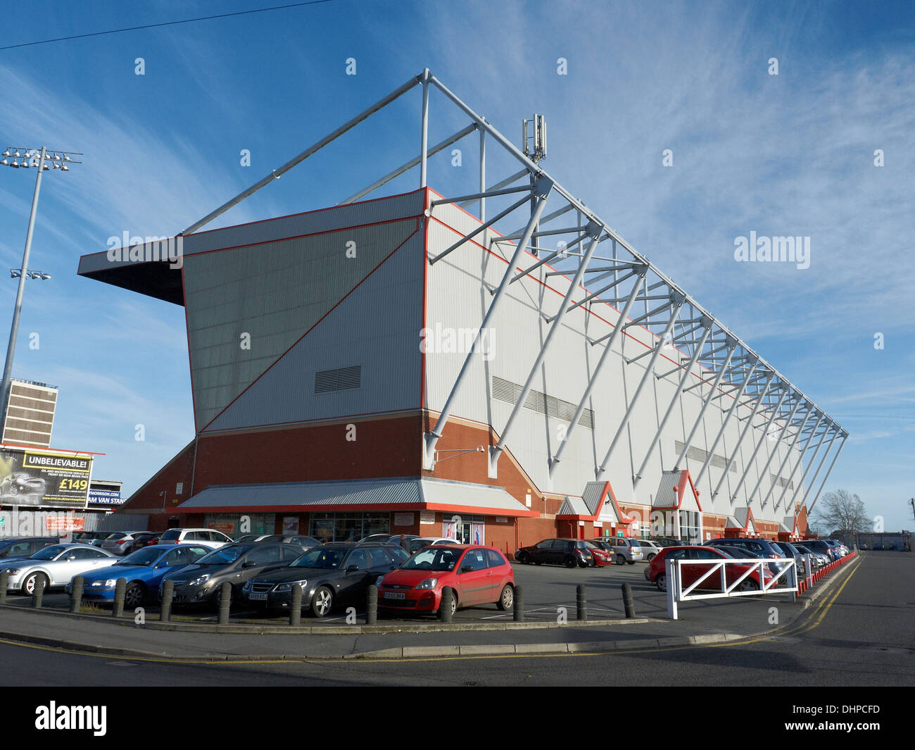 Crewe Alexandra football stadium, Crewe Cheshire UK Stock Photo - Alamy