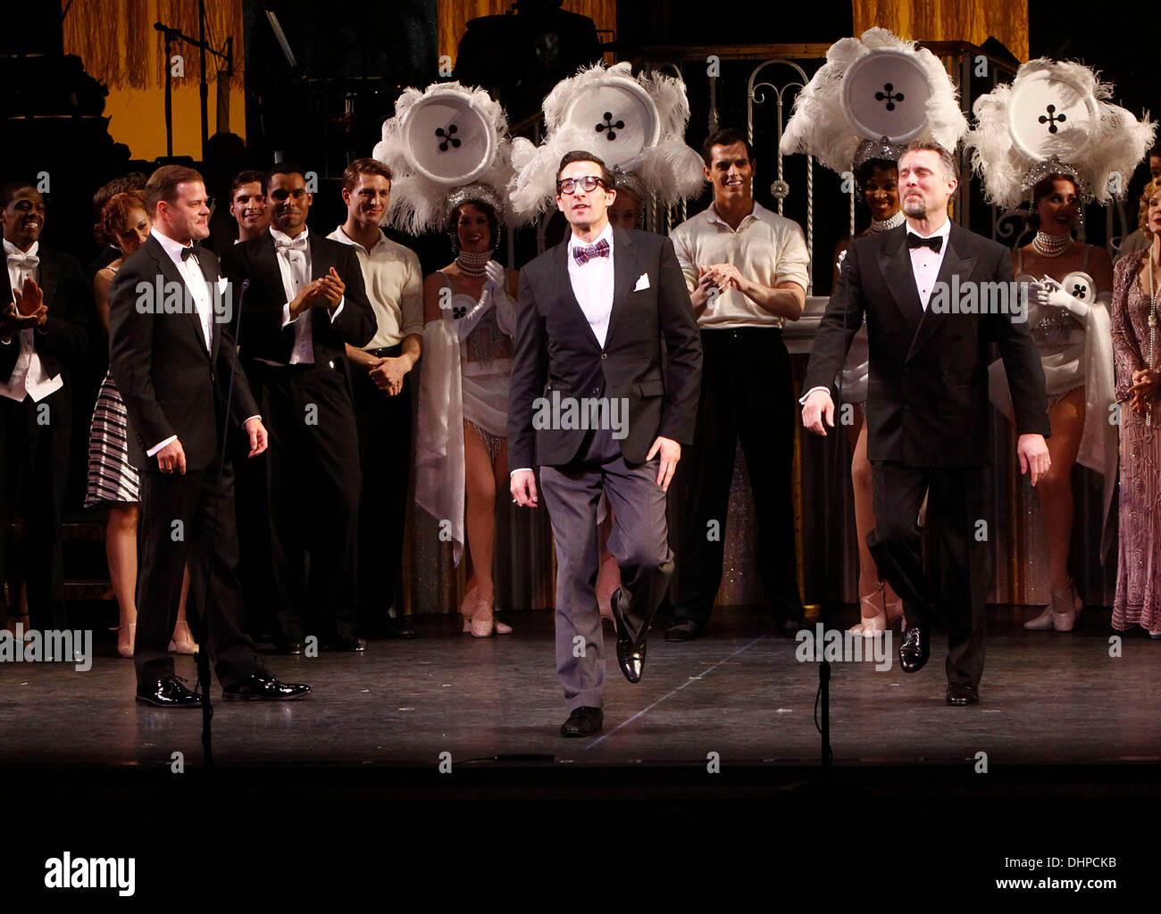 Aaron Lazar, Clarke Thorell and Stephen R. Buntrock Closing night ...