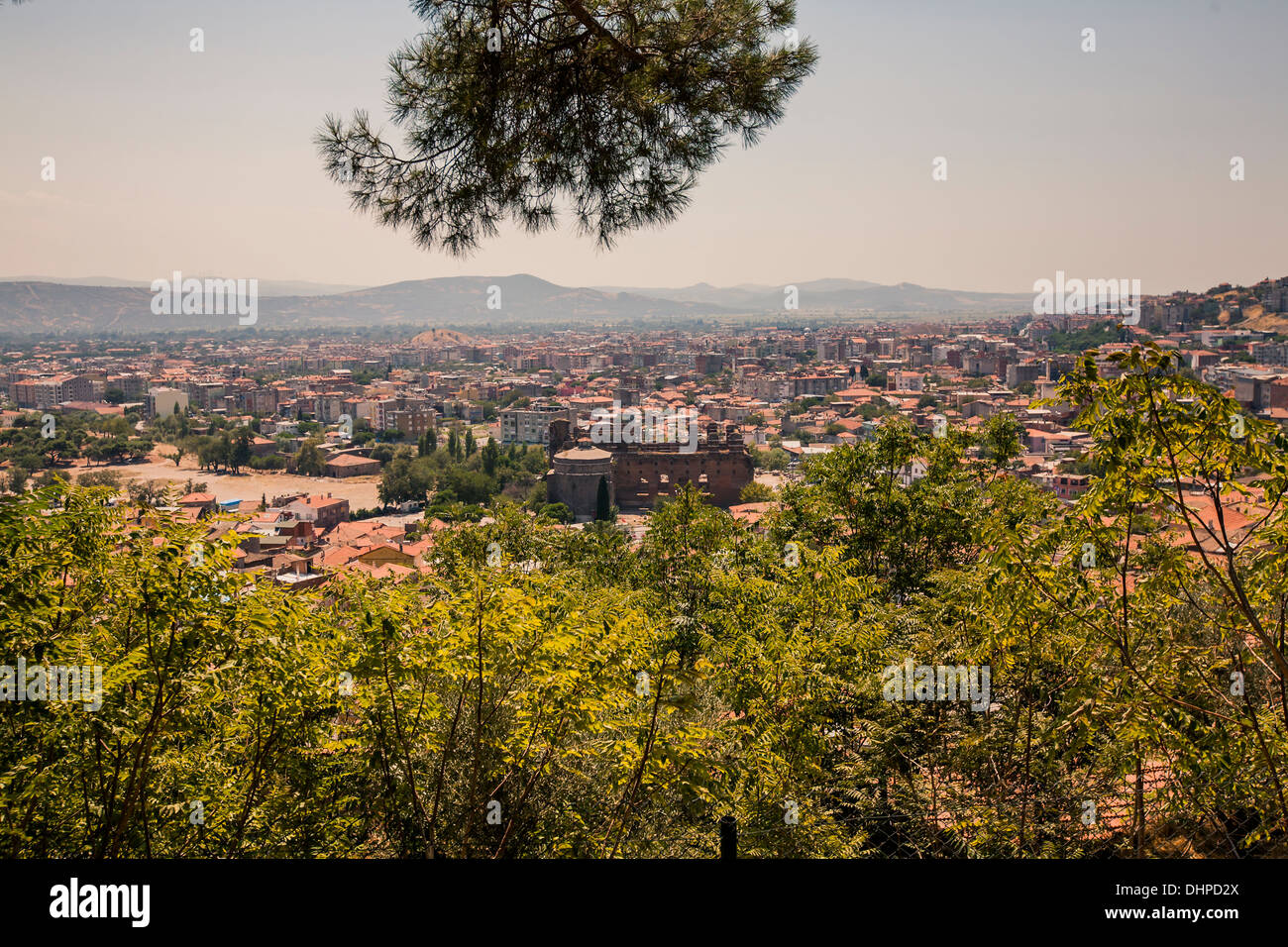 The Sanctuary of Trajan, Akropol, Bergama, Pergamo, Turkey Stock Photo ...