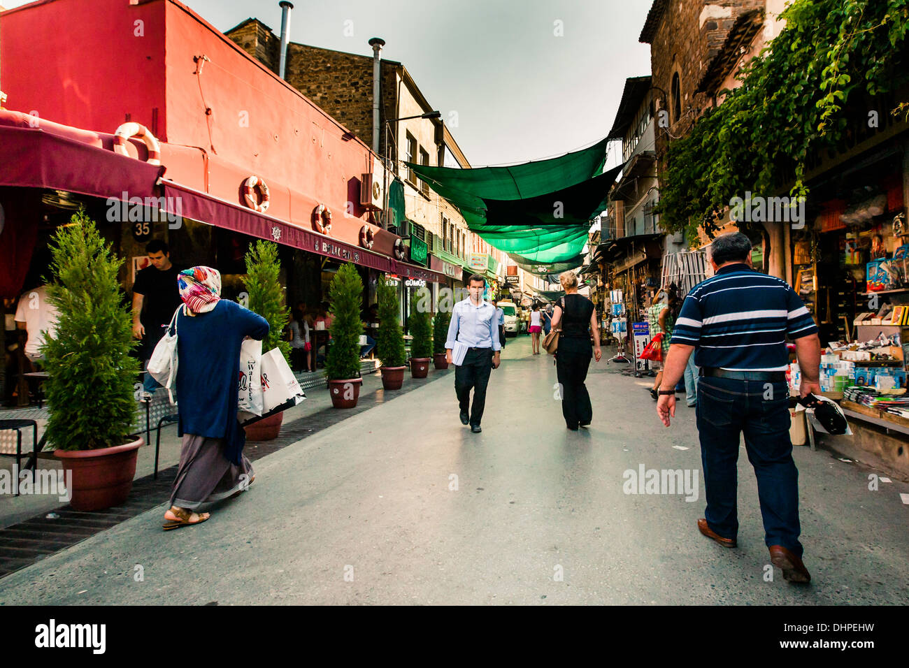 Old town market day hi-res stock photography and images - Alamy