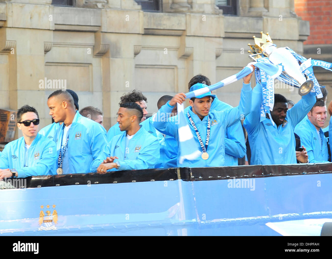 James milner premier league trophy hi-res stock photography and images ...