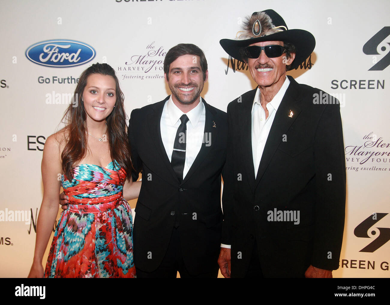 Sarah Arrington, Austin Petty and Richard Petty Attend the 2012 Steve ...