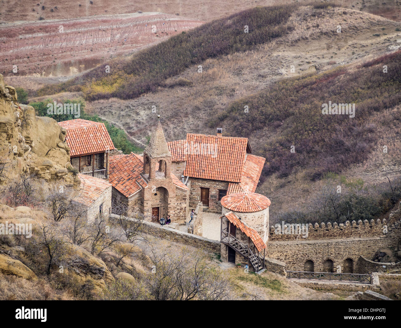 David Gareja, a rock-hewn Georgian Orthodox monastery complex located ...