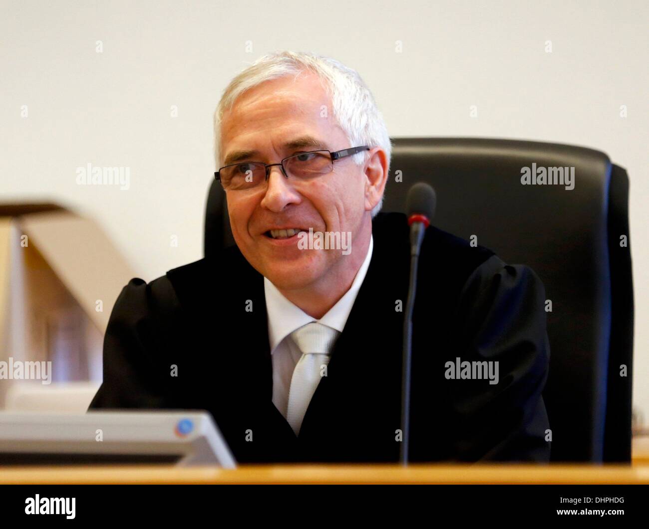 Hanover, Germany. 14th Nov, 2013. Frank Rosenow, judge in the trial ...