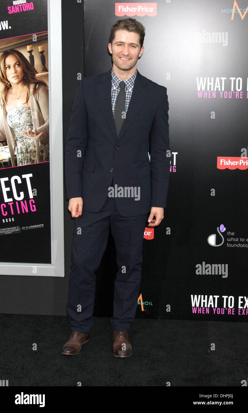 Matthew Morrison The Los Angeles Premiere of 'What to Expect When You ...