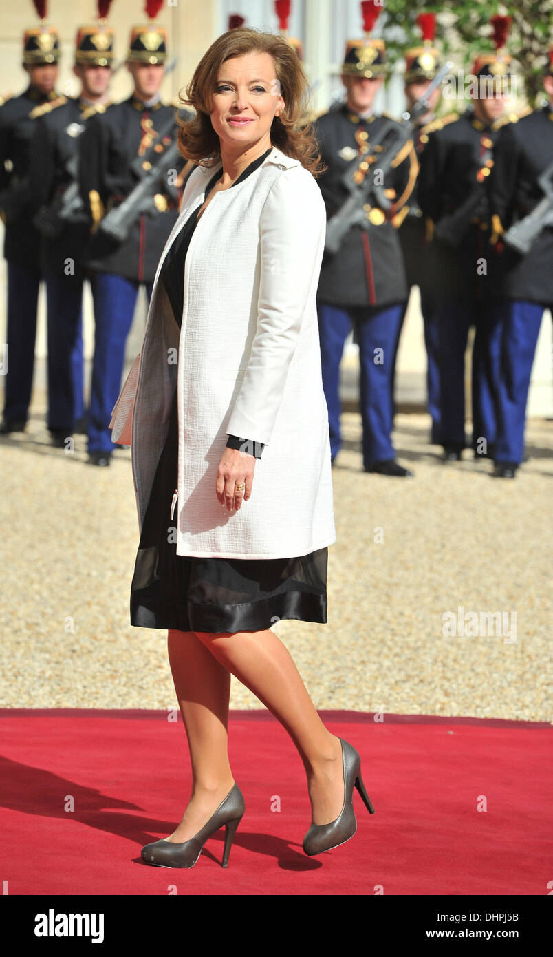 Valerie Trierweiler, partner of newly elected French President Francois ...