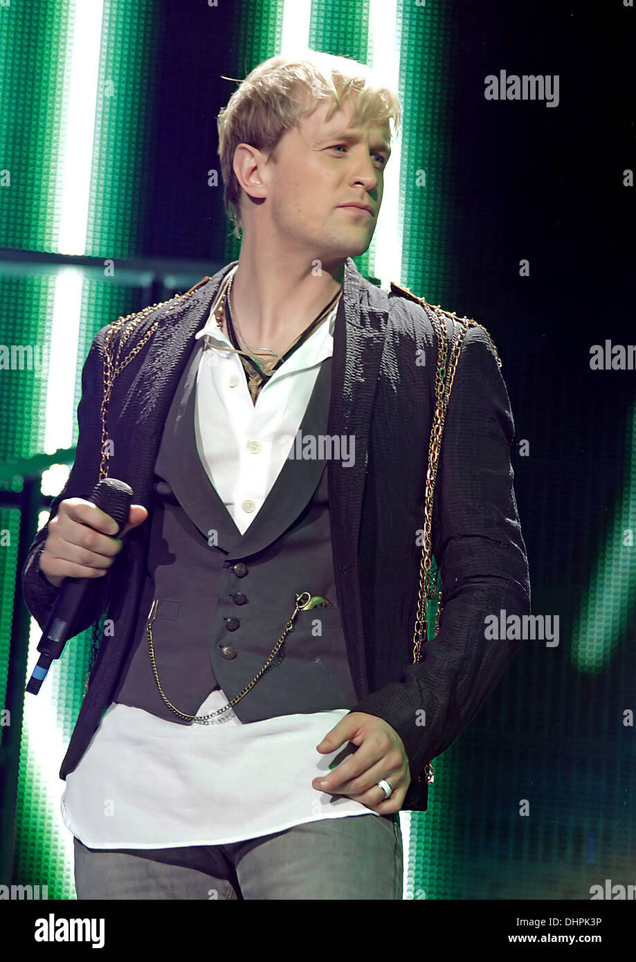 Kian Egan of Westlife performing on their 'Farewell' Tour at the ...