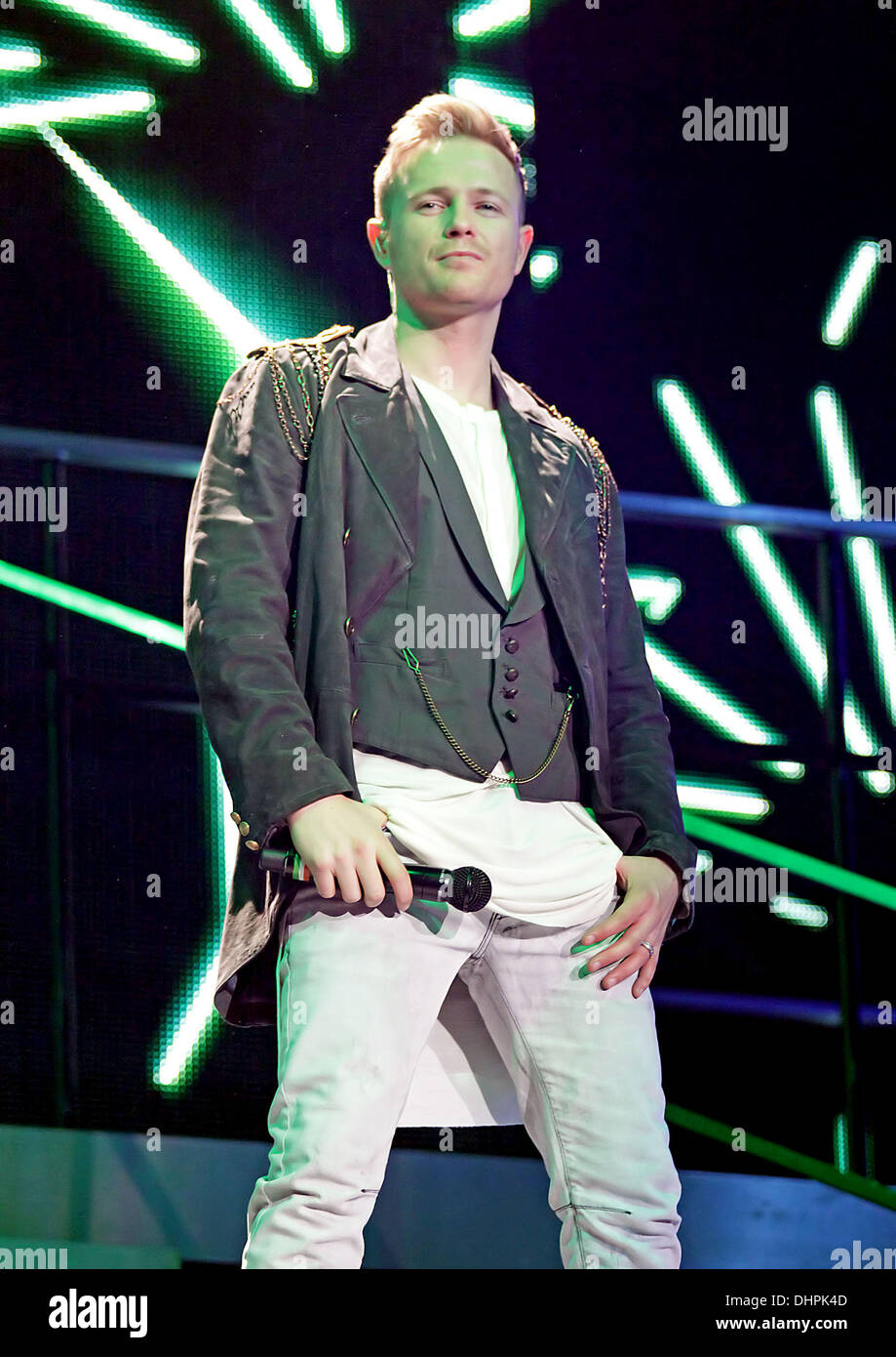 Kian Egan of Westlife performing on their 'Farewell' Tour at the ...