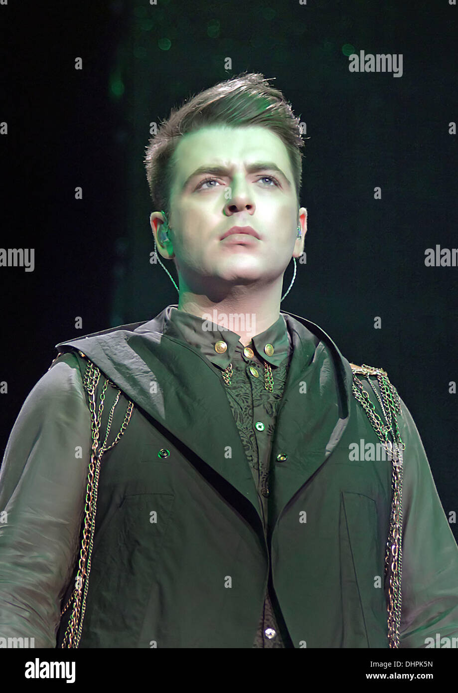 Mark Feehily of Westlife performing on their 'Farewell' Tour at the ...