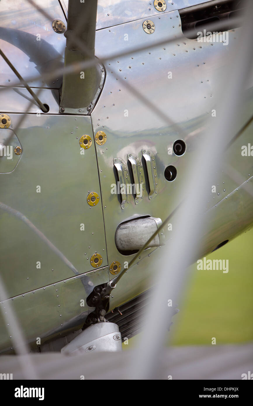 Hawker Demon 1930's biplane aircraft at a Shuttleworth Collection air ...